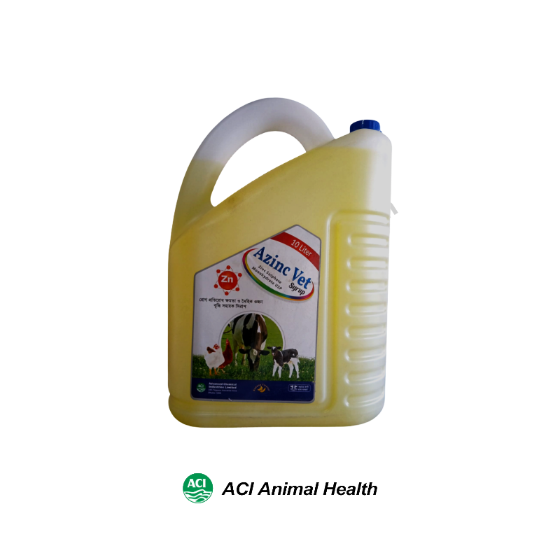 এজিংক-ভেট সিরাপ (Azinc vet Syrup) -10 লিটার - প্রাণিসম্পদ.com